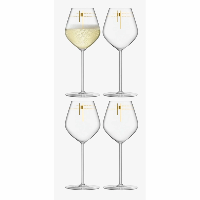 Verre à Champagne L.S.A. Verre Tulipe 285 ml (4-Pièces) | Cuisineetcocotte
