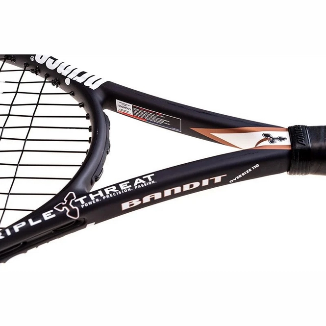 Tennis Racket Prince TT Bandit 110 Original Black White (Strung ...