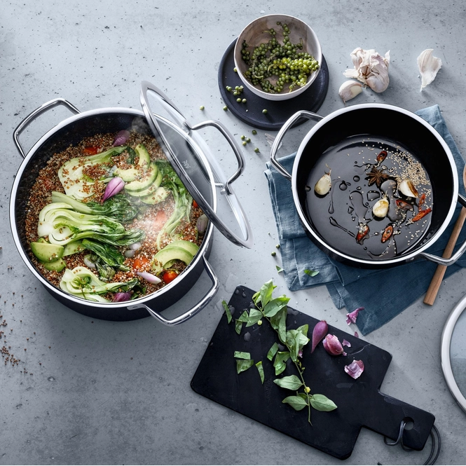 Pan Set WMF Fusiontec Mineral Platinum (4 pcs) | Cookwarestore