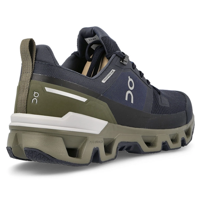 On Running Cloudwander Waterproof Midnight / Olive | Sneaker District COM