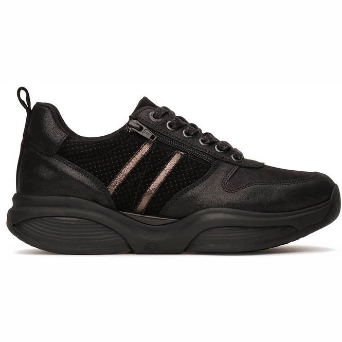 Sneaker Xsensible Stretchwalker Women SWX3 Black | Etrias.nl