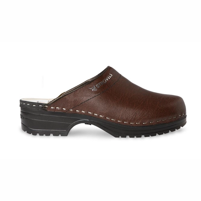 Clogs Strövels Offen Braun | Clogsexperte