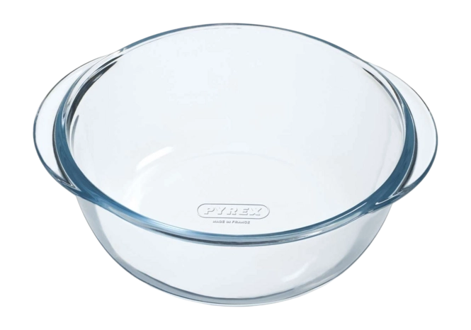 Oven Bowl Pyrex Air Fryer Round Transparent 20 cm | Cookwarestore