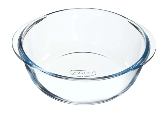 Oven Dish Pyrex Air Fryer Round Transparent 26 cm | Cookwarestore