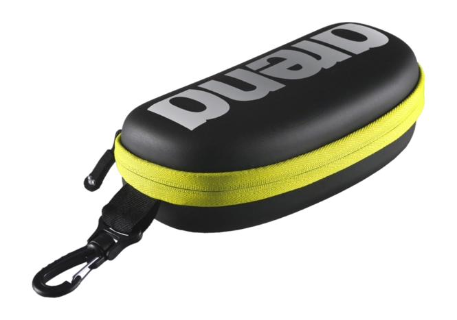 Brillenetui Arena Goggle Case Unisex Black Silver Fluo Yellow ...