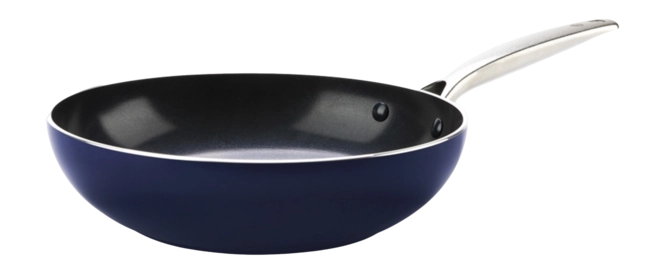 Wok Blue Diamond 28 cm Blue | Cuisineetcocotte