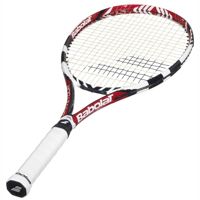 Tennisracket Babolat Drive Tour Red Black (Bespannen) | Tennisplanet.nl