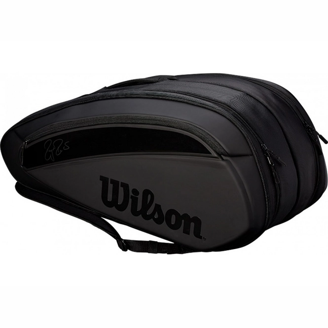 Tennistasche Wilson Federer DNA 12 Pack Black | Tennisplanet.de