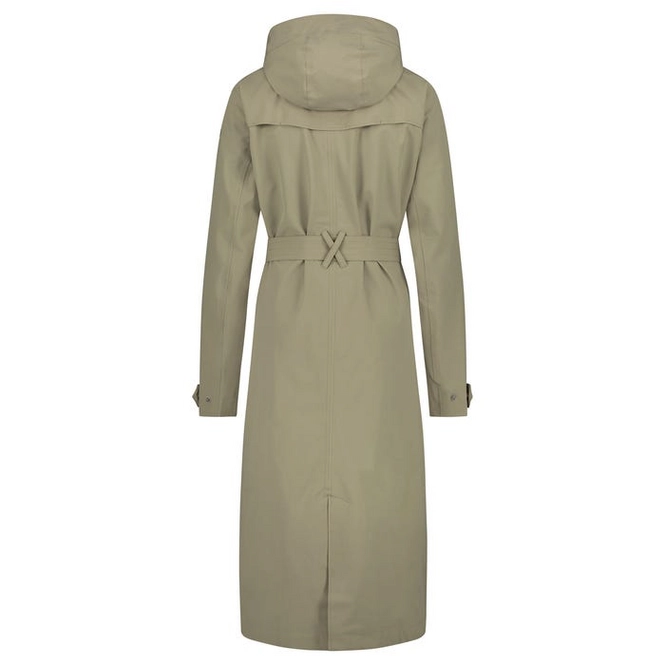 Regenjas Agu Women Trench Coat Long Urban Outdoor Pistachio ...