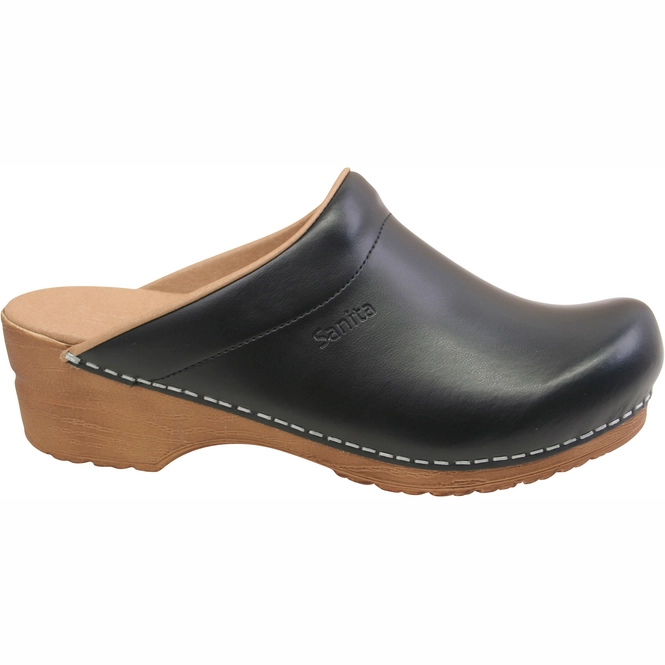 Sabot Médical Sanita Women Original Sandra Open Noir | Sabotexpert