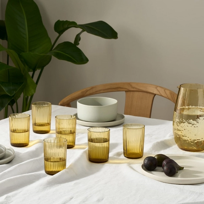 Glass Bitz Kusintha Amber 280 ml (6 Pieces) | Cookwarestore