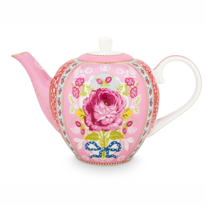 Teapot Pip Studio Early Bird Pink 1.6L | Cookwarestore