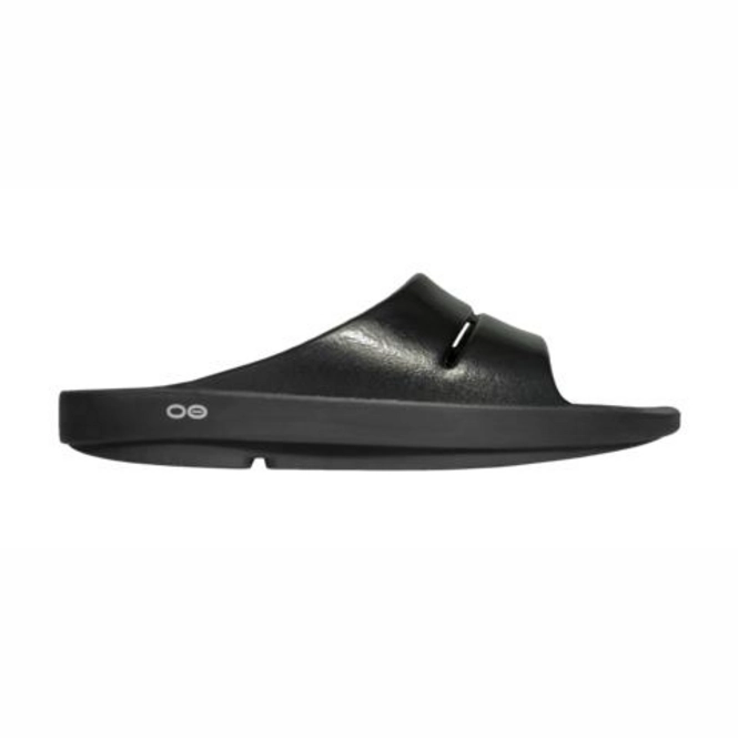 Slipper OOfos Women OOah Luxe Black | Schoenfashion