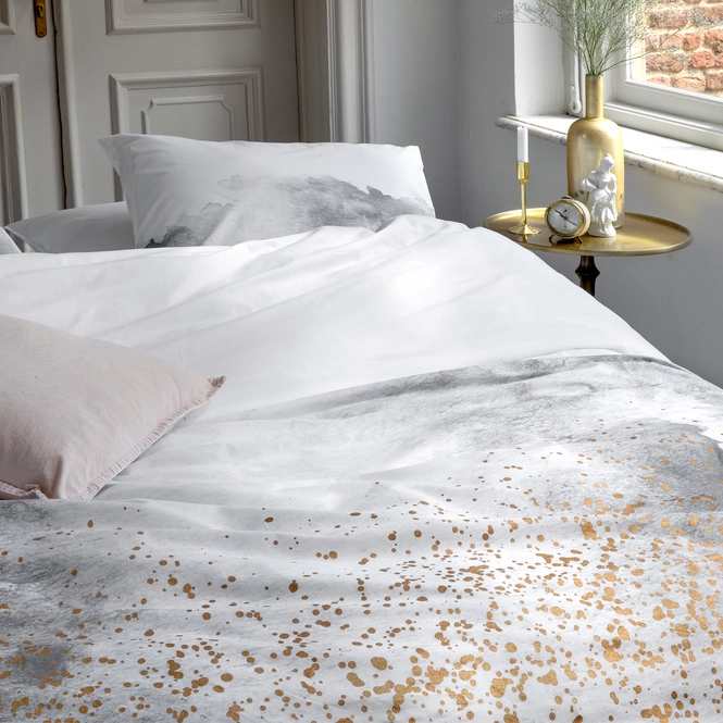 Bettwasche Weiss Gold