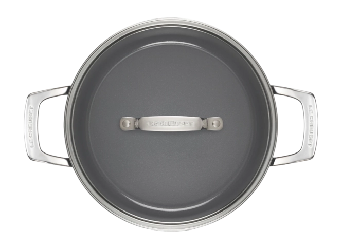 Cooking Pot Le Creuset Essential Non Stick Ceramic Black 24 cm ...