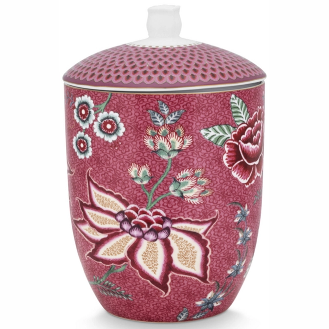 Storage Container Pip Studio Flower Festival Dark Pink 1.5 L ...