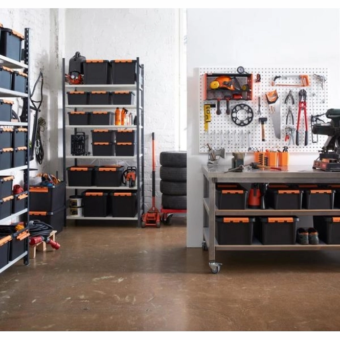 Opbergbox Orthex SmartStore Pro 15 Black | Stijlvol in Huis