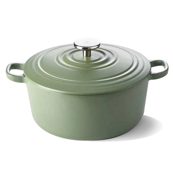 Braadpan BK Bourgogne Olive Green 24 cm | Kookexpert