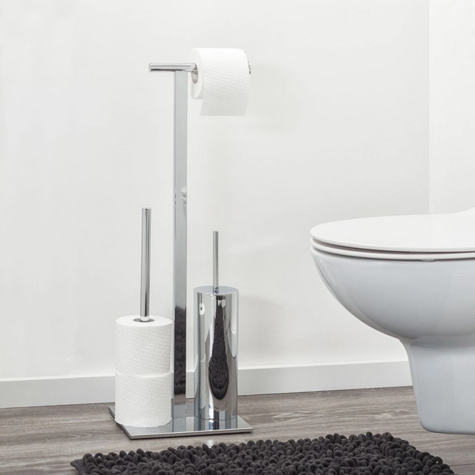 Toilet Butler Sealskin Square Metal Chrome | Bathroom Boutique