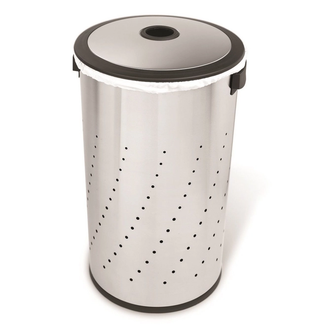 Wasmand Rond Linnen Waszak simplehuman | Badkamerstore