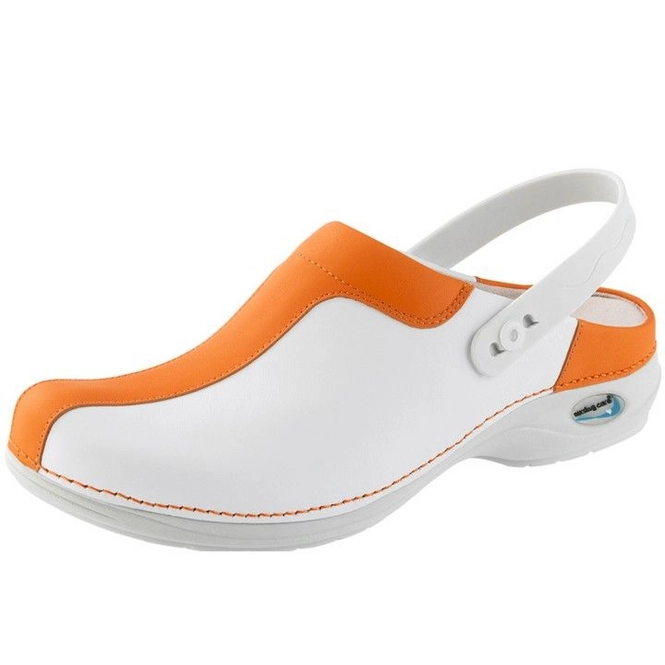 Medizinische Clogs Gevavi Wash'Go Clog Offen Orange | Clogsexperte