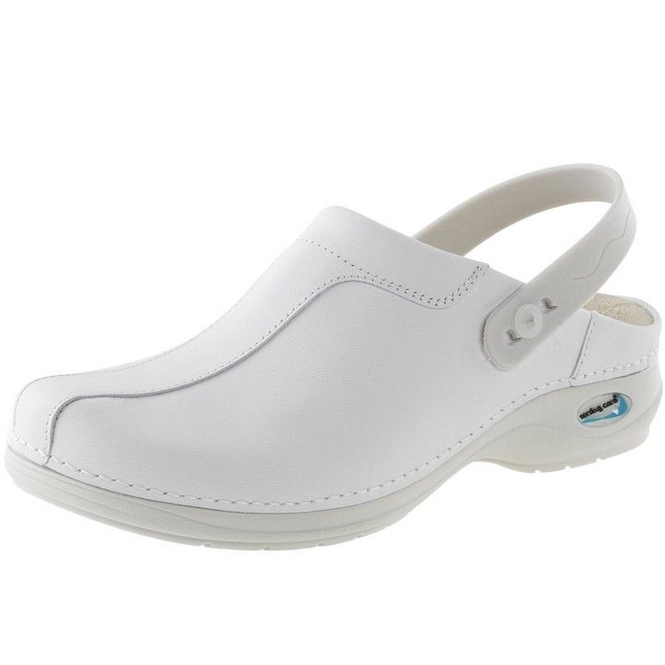 Medizinische Clogs Gevavi Wash'Go Clog Offen Weiß | Clogsexperte