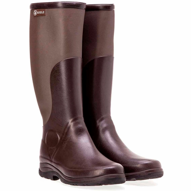 Bottes de Pluie Aigle Rboot Taupe | Bottespluie
