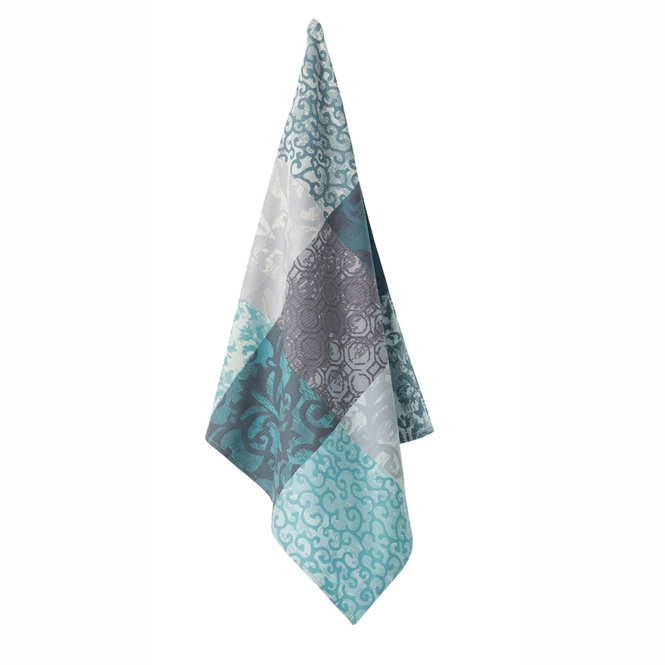 Theedoek Elias Arabia Green (set van 2) | Kookexpert