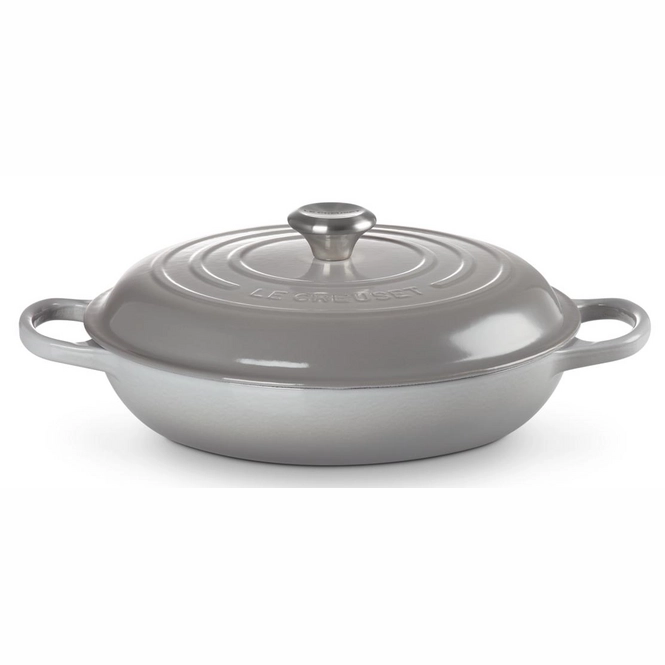 Braadpan Le Creuset Campagnard Mist Grey 30 cm | Kookexpert