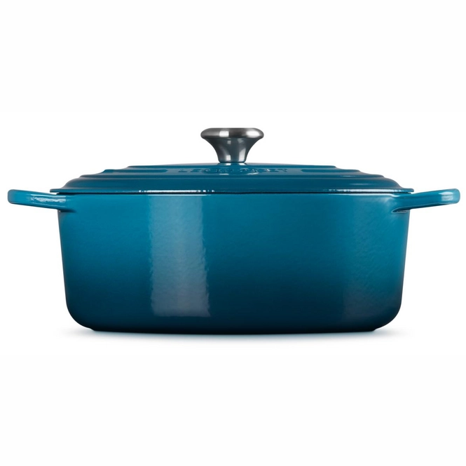 Braadpan Le Creuset Signature Ovaal Deep Teal 31 cm | Kookexpert