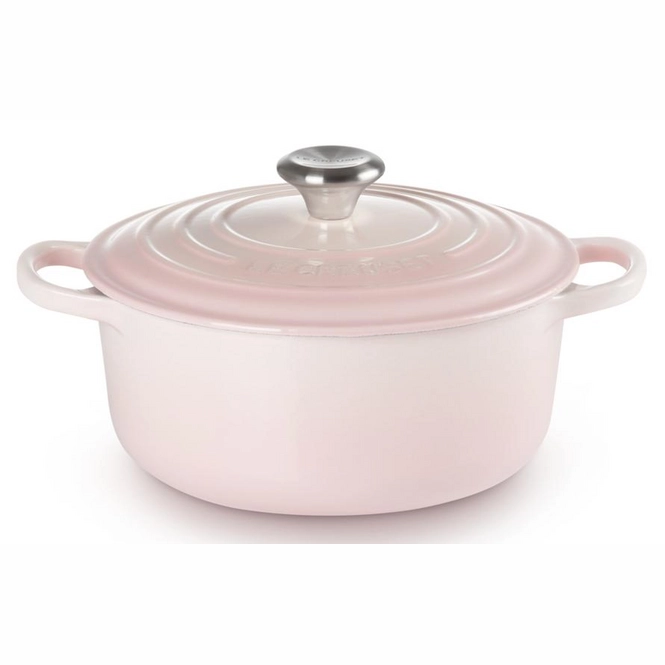 Cocotte Le Creuset Signature Shell Pink 20 cm | Boutique De Chef
