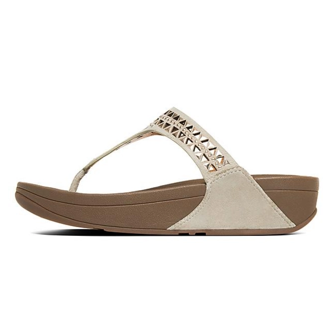 FitFlop Carmel Toe-Post Rose Gold | Onlybrands