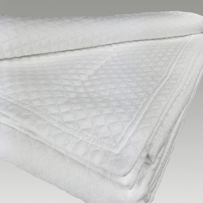 Sprei Venice Diamond Wit | Bedsupply