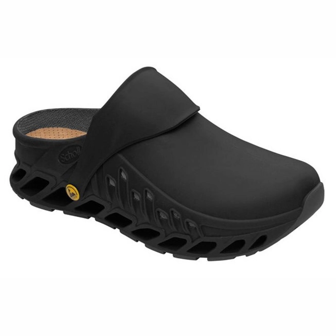 Sabots Scholl Unisex Evoflex Black | Sabotexpert