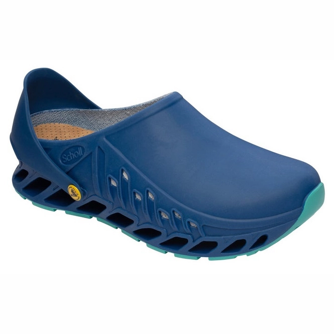Sabots Scholl Unisex Evoflex Navy Blue | Sabotexpert