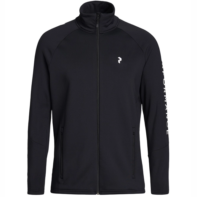 Jas Peak Performance Men Rider Mid Zip Jacket Black | Outdoorsupply