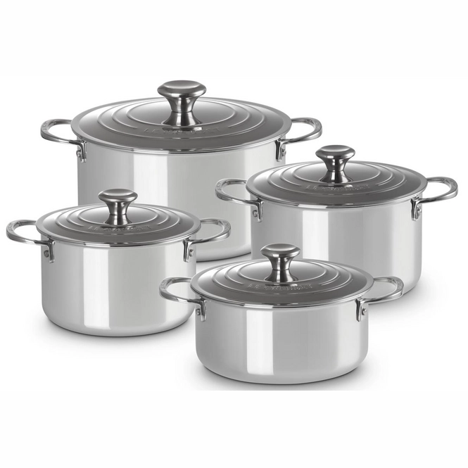 Kookpannenset Le Creuset Plus kookpan + lage kookpan (4-delige set ...