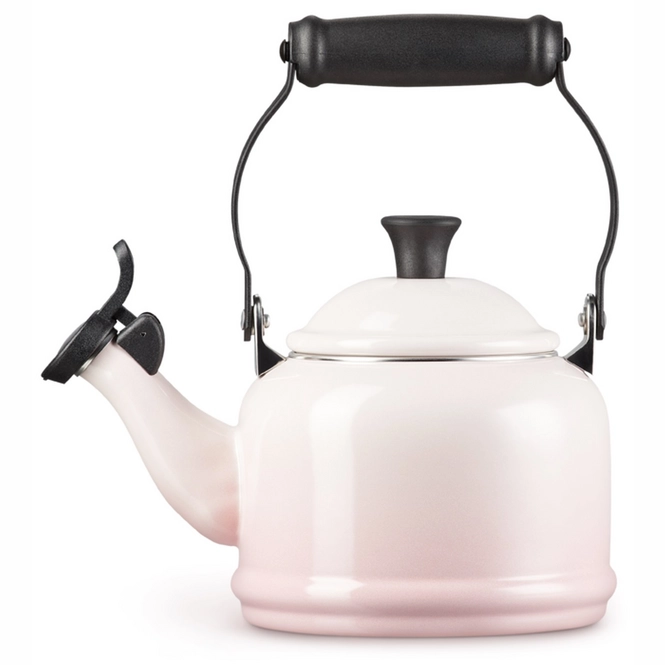 Whistling kettle Le Creuset Demi Shell Pink 1.1 Liter | Cookwarestore