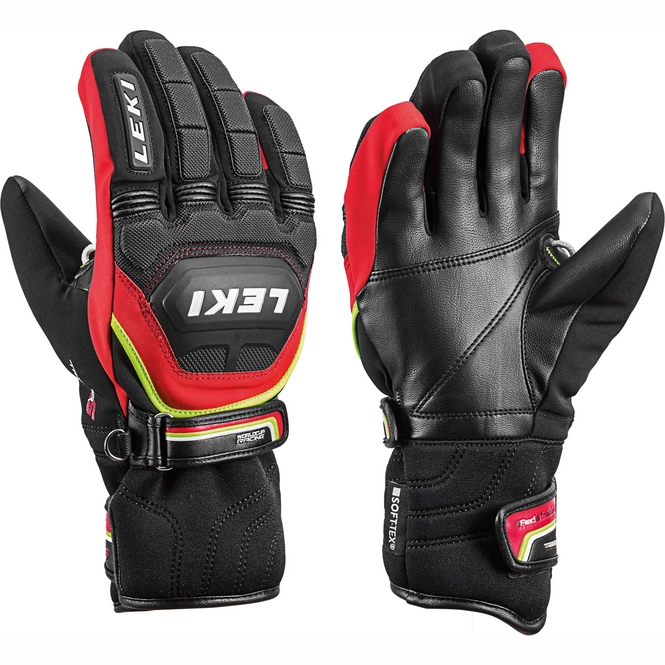 Handschoenen Leki Worldcup Race Coach Flex S Junior RedITC Black ...