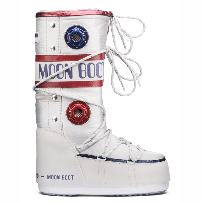 Moon Boot Unisexe Space Suit White Red Blue | Bottespluie