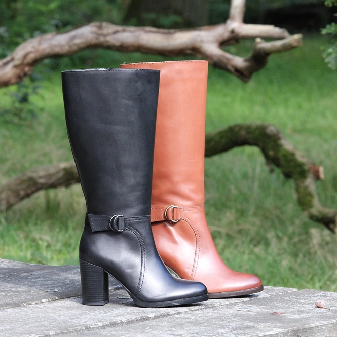 Damenstiefel Jilsen Mandy Schwarz Wadengröße 48 | Weitschaftstiefelshop.de