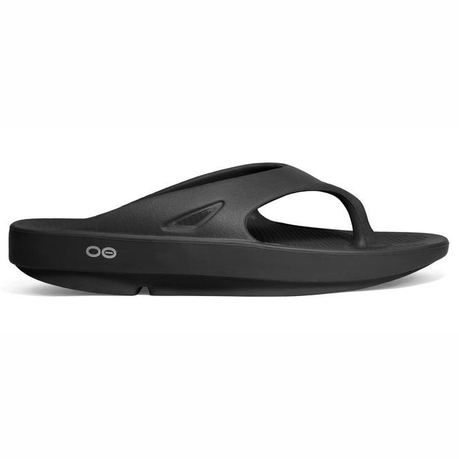 Slipper OOfos Unisex OOriginal Black | Schoenfashion