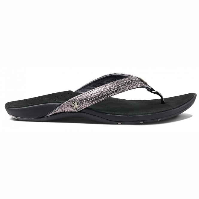 Slipper Reef Women Miss J-Bay Black Silver | Strandlaken Expert