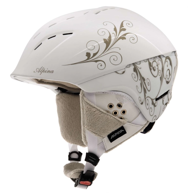 Ski Helmet Alpina Spice White Prosecco Matte | Outdoorsupply.co.uk