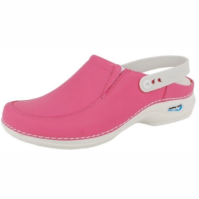 Medizinischer Clog Gevavi Wash&Go Offen Elastisch Pink | Clogsexperte
