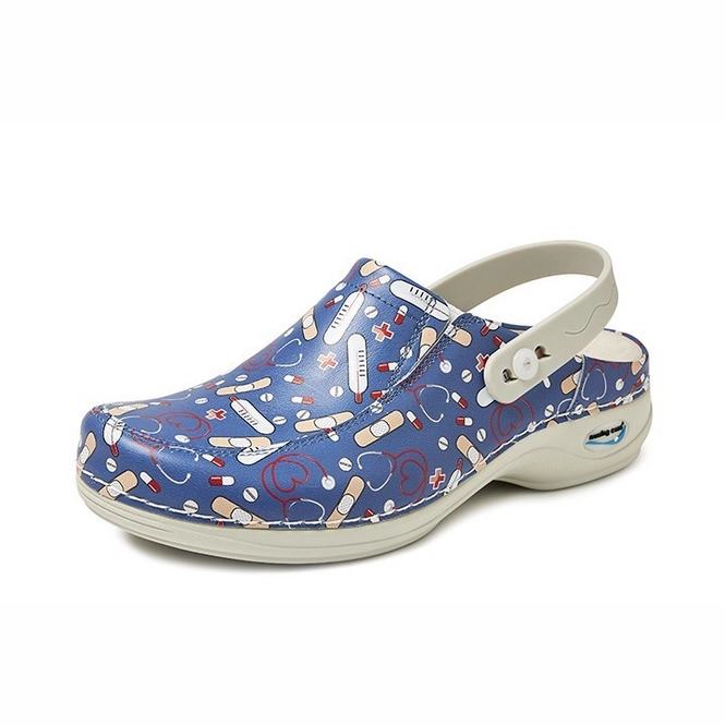 Sabot Médical Gevavi Wash&Go Open Elastic Bleu | Sabotexpert