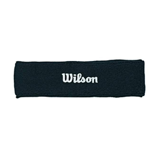 Headband Wilson Headband Black | Tennisplanet.co.uk