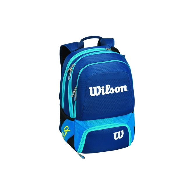 Tennisrucksack Wilson Tour V Backpack Medium Blue | Tennisplanet.de