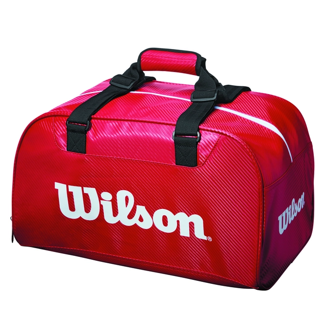 Tennis Bag Wilson Duffer Small Red | Tennisplanet.co.uk