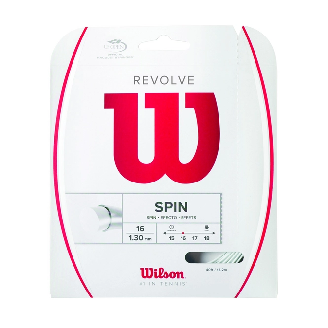 Tennis String Wilson Revolve 16 White 1.30mm/12m | Tennisplanet.co.uk